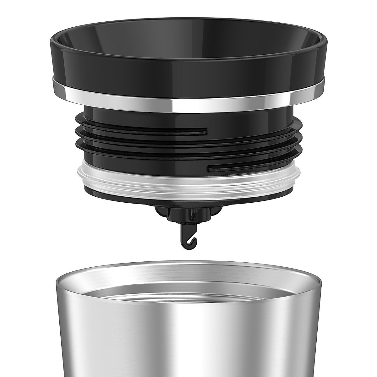 THERMOS 16 Ounce Vacuum Insulated Stainless Steel Travel Tumbler