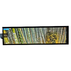 EDIY 7.9 Inch IPS Screen for Aida64 1280x400 Raspberry Pi PC CPU Sub Monitor GPU Rack Vehicle Mounted Fan Speed Analog Display with Drive Board