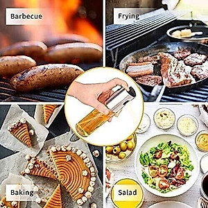 Egypticana home/commercial Oil Sprayer for Cooking, Olive Oil Sprayer Mister, Spray Bottle for Kitchen, 100ml Glass, Oil Vinegar Spritzer Sprayer Glass Bottles for Salad, cooking, roasting, BBQ