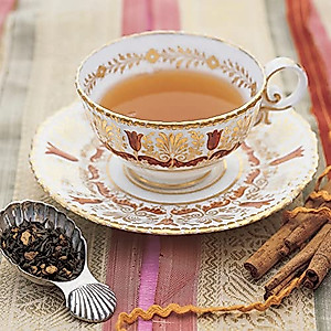 Harney & Sons Hot Cinnamon Spice Black Tea, with Orange Peel, Cinnamon, and Clove, 16 Oz (Pack of 1)