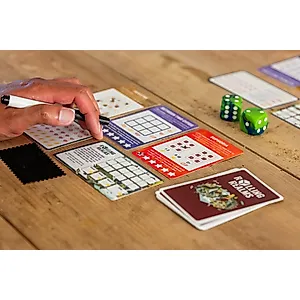 Stonemaier Games: Rolling Realms | A Light Strategic Roll-and-Write Game for Families and Adults | 1-6 Players, 30 Mins, Ages 14+