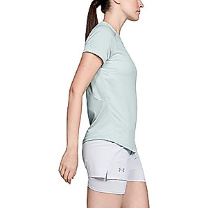 Under Armour Women's UA Qualifier HexDelta Short Sleeve LG Green