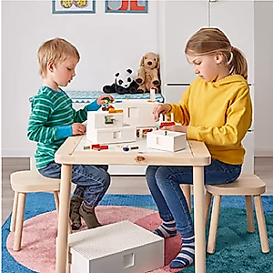 I-K-E-A BYGGLEK LEGO® Storage Box With Lid Set of 3 White Pastic