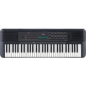 YAMAHA, 61-Key PSR-E273 Portable Keyboard with PA130 Power Adapter, Black