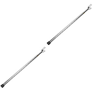 Alipis 2pcs Clothes Rail Drying Rack Clothes telescoping Pole Clothes Reaching Clothing Retractable Clothesline Prop Poles Clothesline Pole rods Retractable Clothesline Poles strut