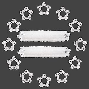 Miliocry Balloon Clips 100 pcs, Balloon Arch Bracket Buckle, Balloon Connectors Clip Holders for Decor Balloon Arch Column Stand Garland Birthday Wedding Baby Shower Party Decorations