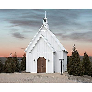 Pink Picasso Kits Botanical Floral DIY Canvas Paint by Numbers for Adults, 16x20 (Charming Chapel) - As Seen On Shark Tank