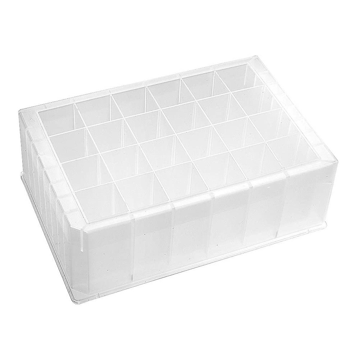 Axygen P-DW-10ML-24-C-S Deep Well 24-Well x 10mL Storage Microplates with Rectangular Wells, Clear PP, Sterile (1 Case: 6 Plates/Unit; 5 Units/Case)
