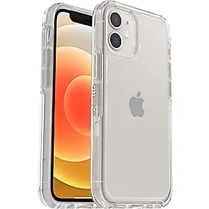 OtterBox Symmetry Clear Series Case for iPhone 12 Mini with Alpha Glass Screen Protector Bundle - Bundle Packaging - Clear