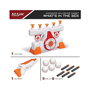 Majik Hover Target Shoot Game, White