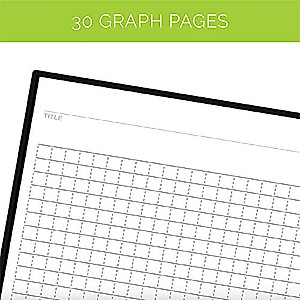 Rocketbook Matrix Graph Notebook - Eco-Friendly Reusable Notebook with 1 Pilot Frixion Pen & 1 Microfiber Cloth Included - Dark Blue, Letter Size (8.5" x11") (MTX-L-K-CDF)