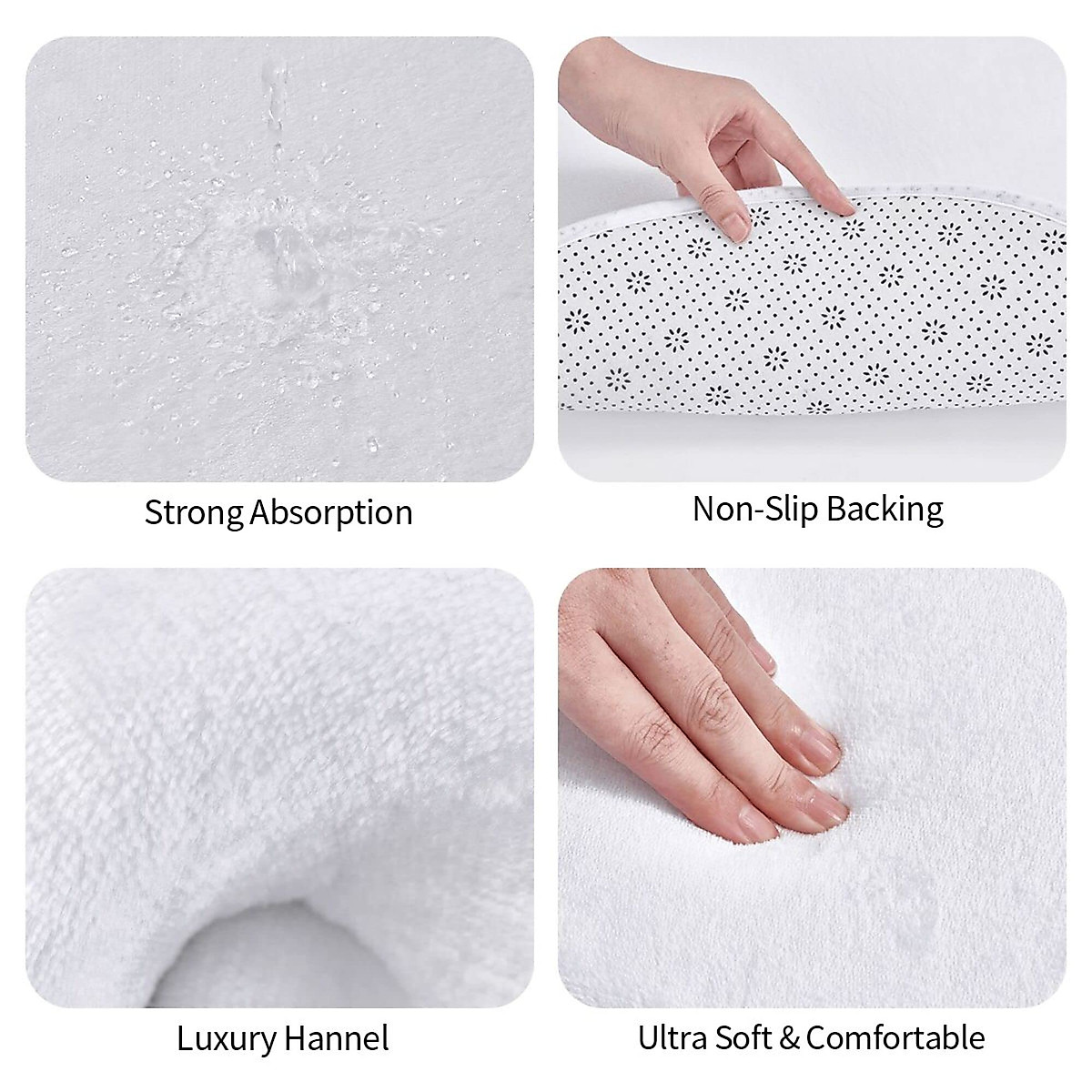 buxvhre Custom Round Floor Mat Personalized Bath Mat Add Your Photo Text Non-Slip Bath Rug Door Mat for Home Kitchen Bedroom Office Garden