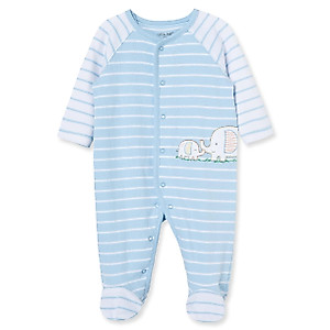 Little Me baby boys and Hat Footie, Elephant, Newborn Pack of 1 US