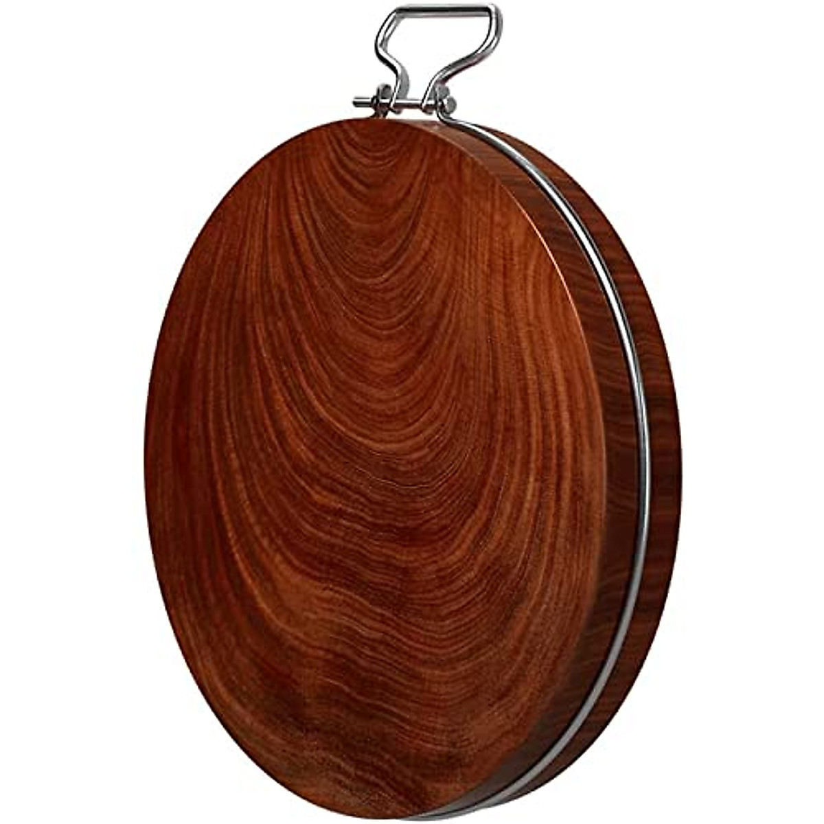 Kitchen Utensils Family Cutting Board Round Thickening Kitchen Solid Reversible Wood Chopping Blocks tool for Cutting Meat, Bones and Vegetables Multipurpose