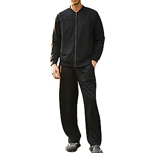 COOFANDY Men's Tracksuit Athletic Full Zip Casual Sports Jogging Gym Sweatsuit