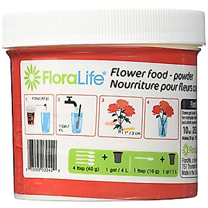 Cut Flower Food Floralife Crystal Clear 10 Ounce