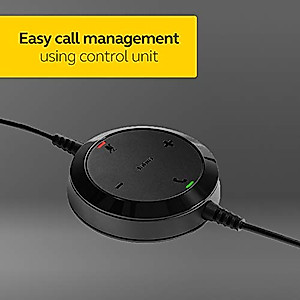 Jabra Evolve 20 Microsoft Lync Stereo Headset, Black