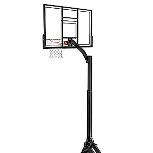 Spalding Momentous EZ Assembly 54" H-Frame Acrylic Portable Basketball Hoop