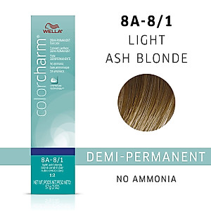 WELLA Color Charm Demi Permanent Hair Color8A Light Ash Blonde