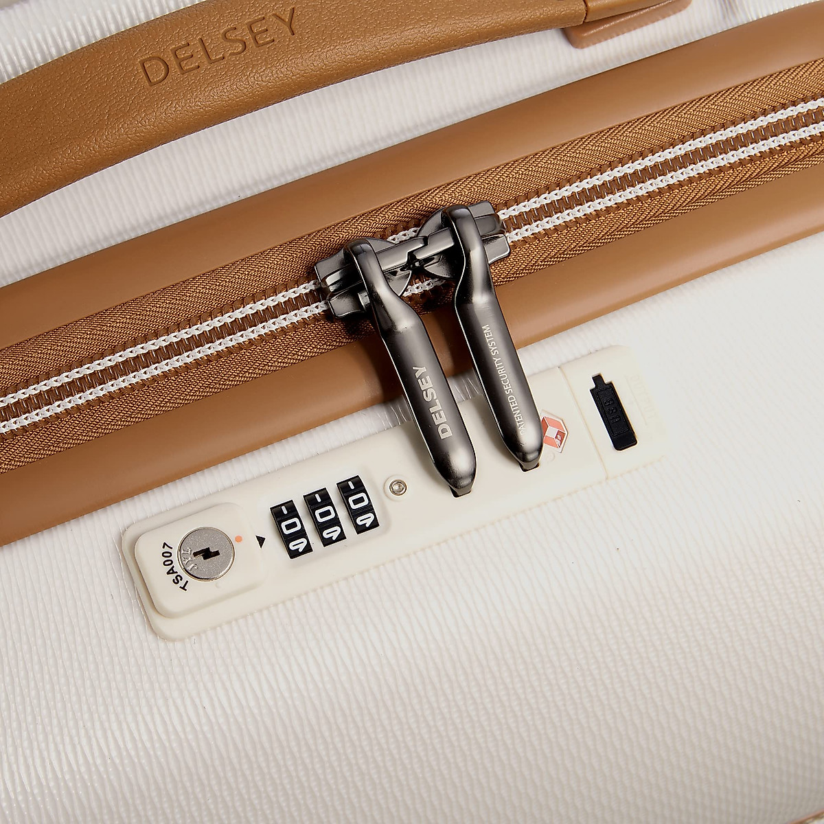 DELSEY PARIS Chatelet Air 2.0 Hardside Luggage with Spinner Wheels, Angora, 2 Piece Set, (20/28)