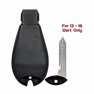 Lot of 1x New Replacement Keyless Entry Remote Key Fob Compatible with & Fit For 2013-2016 DODGE DART