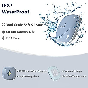 GROWNSY Warming Lactation Massager,Breastfeeding Postpartum Essentials,Heat & Vibration Support for Improved Milk Flow,Mastitis,Engorgement,Clogged Ducts,Empty Your Breasts More Effectively (1 Pad)