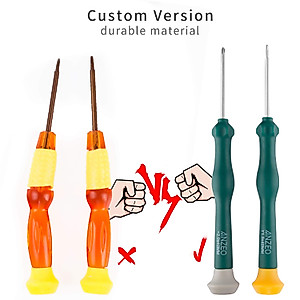 Triwing Screwdriver for Switch, Professional Repair Tool Kit for Joy-con Joystick Replacement with Tweezers, Opening Pry Bar & Suction Cup