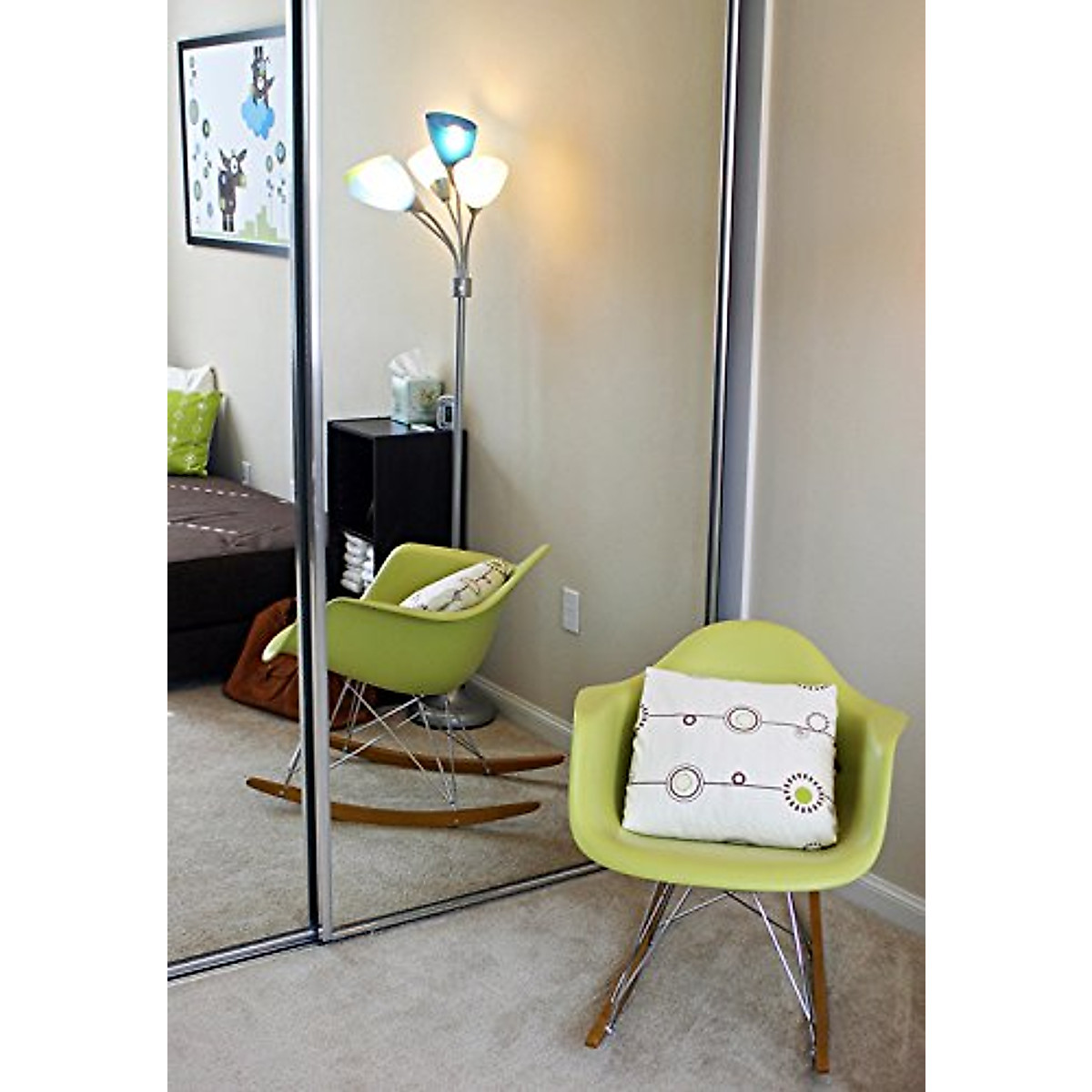 2xhome EMRocker(Green) Rocking Chair