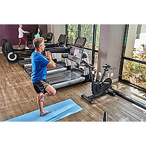 Echelon Smart Connect Fitness Bike, 30-Day Free Echelon Membership, Easy Storage, Small Spaces, Cushioned Seat, Solid Design, HIIT, Top Instructors, 32 Resistance Levels, Bluetooth, EX-7S