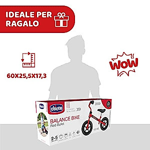 Chicco Red Bullet Balance Training Bike