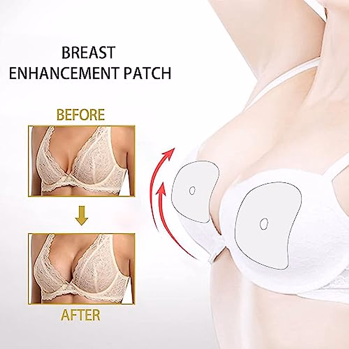 doedeer 2023 New Breast Enhancement Patch,DYCECO Breast Enhancement Patch,Breast Enhancement Mask,Breast Enhancement Upright Lifter Enlarger Patch (5pcs)