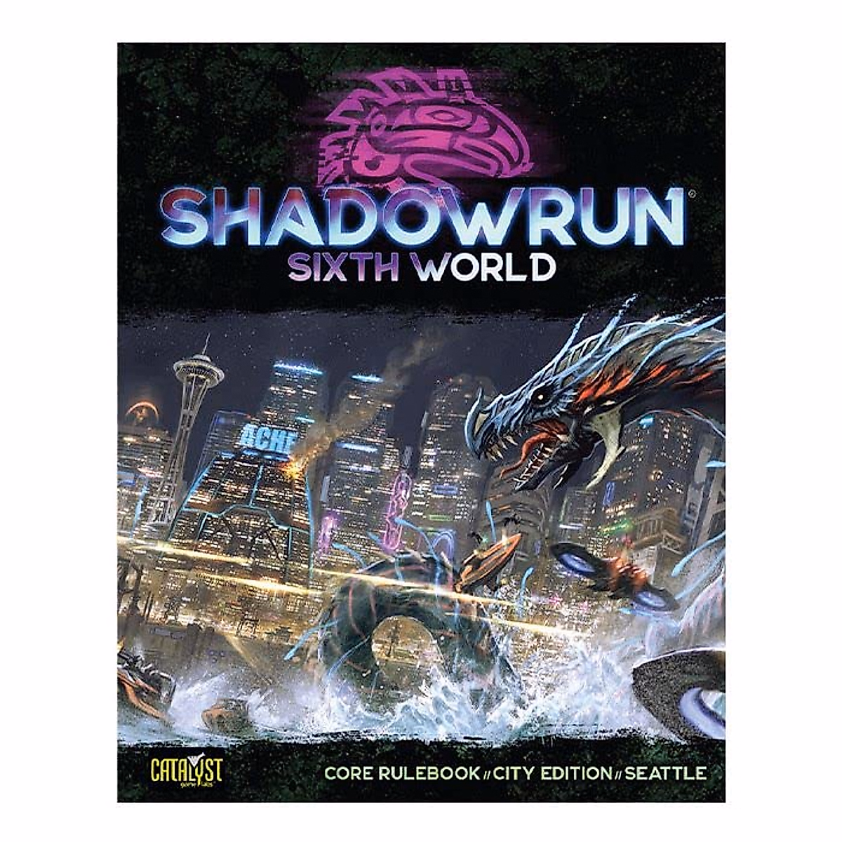 Catalyst Game Labs Shadowrun RPG: 6th Edition Seattle Core Rulebook
