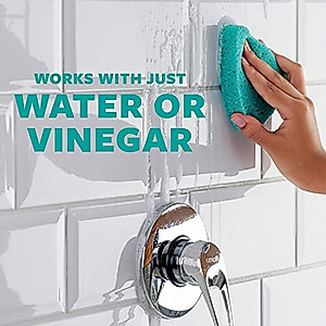 Scotch-Brite Swift Scrub Bath Cleaner Scrubbers, Soap Scum Remover for Cleaning Bathroom, Bathroom Scrubber Pads Safe for Tile, 6 Bathroom Cleaner Scrubbers