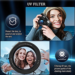 4K Digital Camera for Photography Autofocus, Upgraded 48MP Vlogging Camera for YouTube with SD Card, 3" 180 Flip Screen Compact Travel Camera with 16X Digital Zoom, Flash, Anti-Shake, 2 Batteries