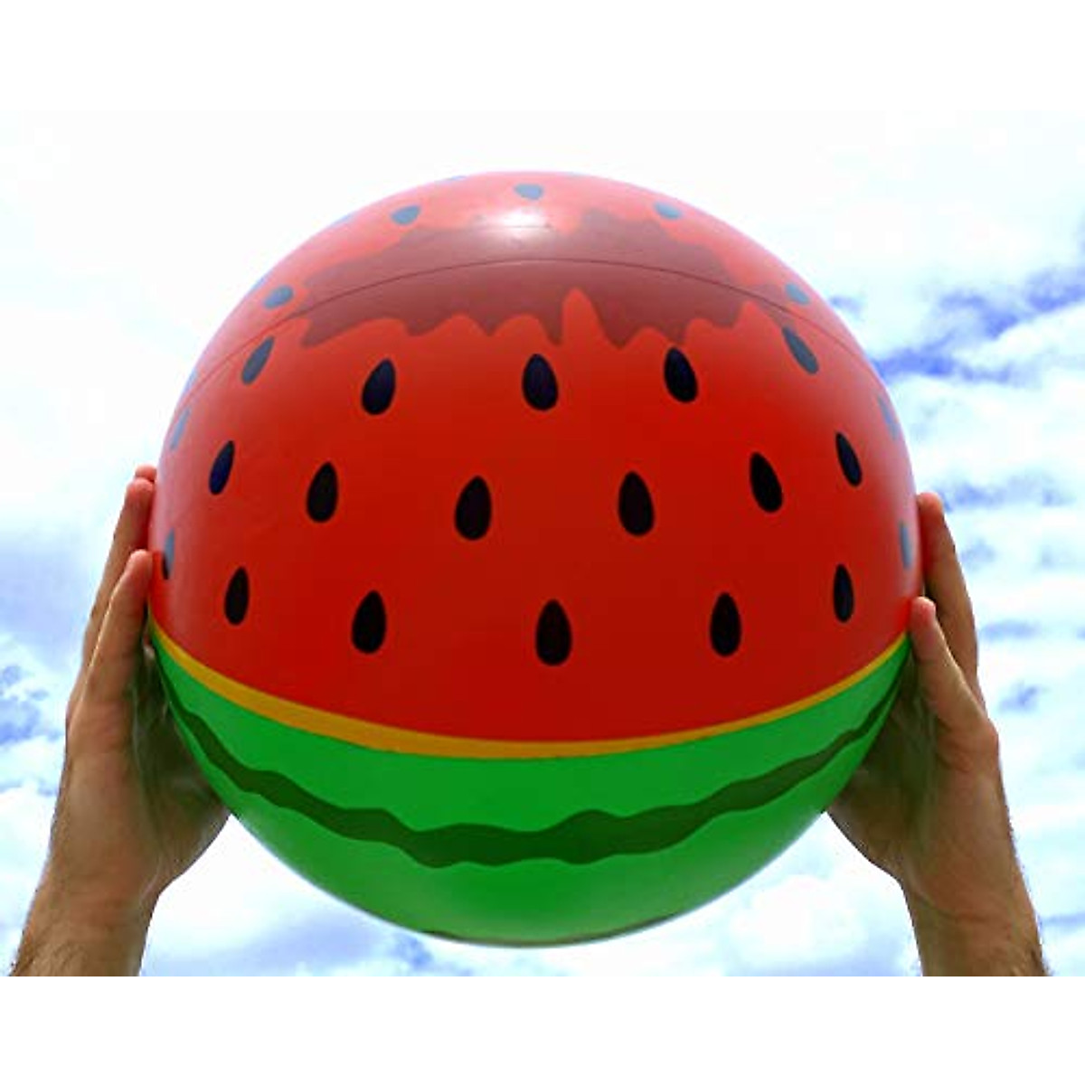 2pc Watermelon Beach Ball 20" Inflatable Ball Vacation Pool Party Beach Fun Games Adult Kids