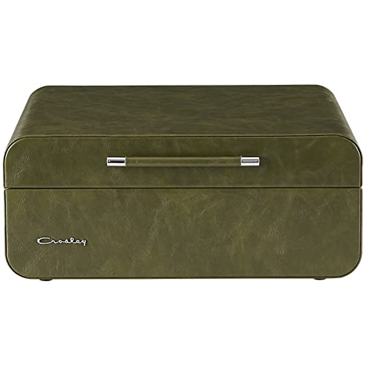Crosley CR6255A-FG Mercury Vintage 3-Speed Bluetooth in/Out Turntable with Built-in Speakers, Forest Green