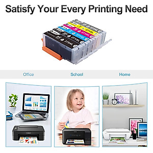 Sotek Compatible Ink Cartridge Replacement for PGI-270XL 270 CLI-271XL 271, Work with Pixma MG7720 TS8020 TS9020 (3 Sets + 3PGBK, with Gray -21 Pack)