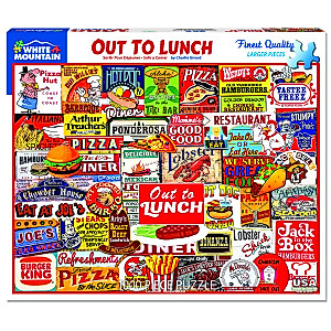 White Mountain Puzzles Out to Lunch, 1000 Pieces Jigsaw Puzzle