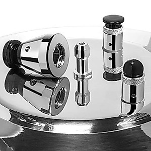 Barton 6-Quart Aluminum Pressure Cooker Stovetop Fast Cooker Pot Pressure Regulator Cooking Steam Release Valve 6QT