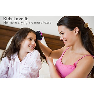 BOMBEX Detangling Brush - 2-Piece Value Set - Wet Detangling Hair Brush,Professional No Pain Detangler for Women,Men,Kids,Purple & Pink