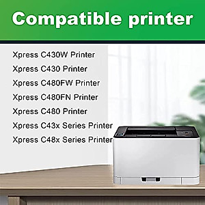 1 Black 404S CLT-K404S Toner Cartridge Replacement for Samsung Xpress C430W C430 C480FW C480FN C43x C480 C48x Series Printer Toner