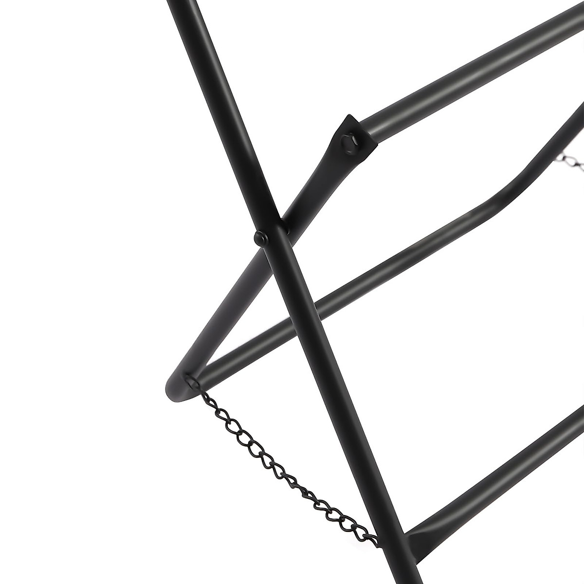 BeiseYu Single Axle Cable Caddy, Commercial Industrial Grade Steel Wire Rack Dispenser, Foldable Electrical Wires Dolly Spinner, Max Weight 66 Lbs (Black)