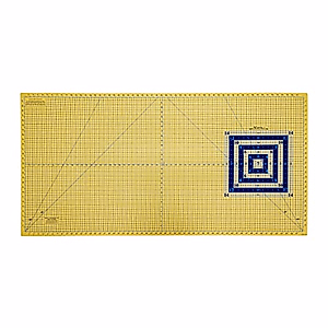 Martelli 30" x 60" Small Self-Healing Color-Contrasting Cutting Mat for Sewing, Quilting & Crafting