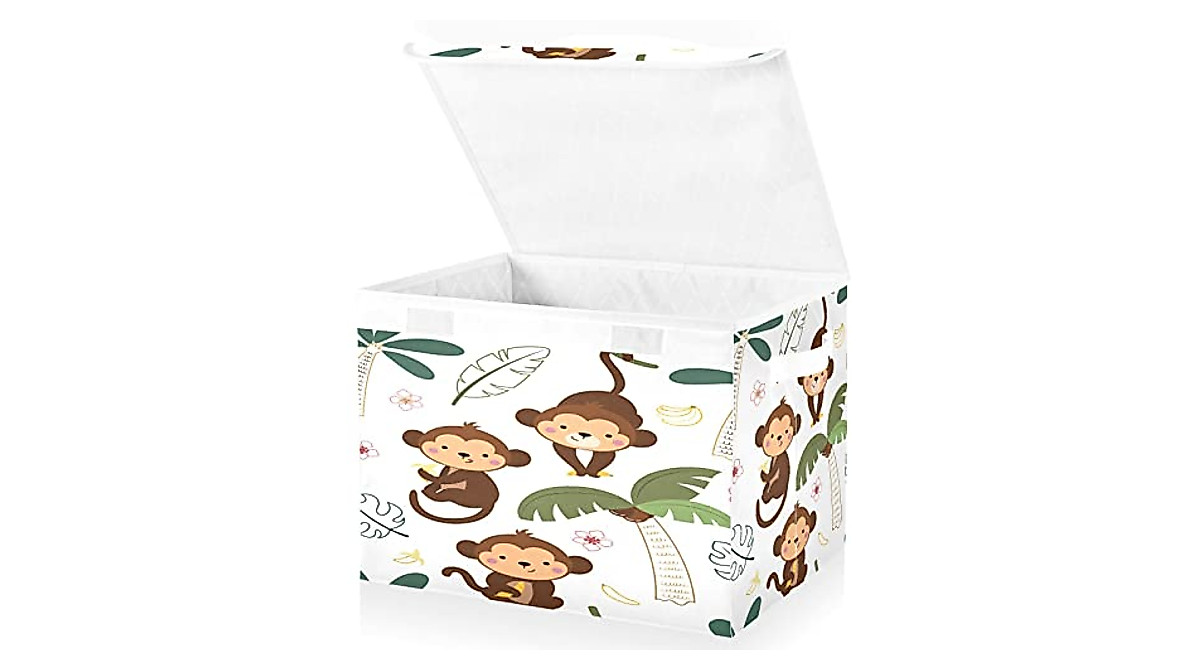 Krafig Monkey Storage Box - Large & Foldable Organizer