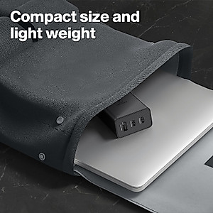 Samsung 65W 3-Port Super Fast Charging Wall Charger, GaN Trio Adapter for Samsung Galaxy S24 Ultra/S24/S24+/S23 Ultra/S23/S23+/S22/S22 Ultra/S22+/S21 Ultra/S20 Ultra/Note 20/Z Fold 3/ laptops