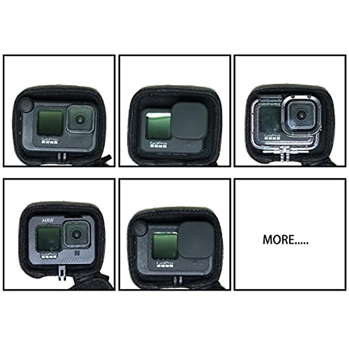 Hard Carrying Case for GoPro Hero 11 10 9 8 7 6 5 4 Waterproof Housing Case,DJI Osmo Action 3 Camera Waterproof Shell,Insta360 One R RS AKASO Underwater Dive Shell and More