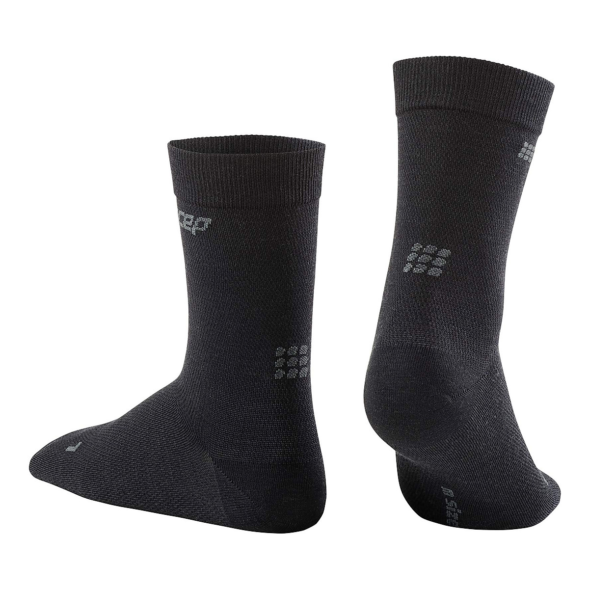 CEP Allday Merino Mid Cut Socks, Anthracite, Men, IV