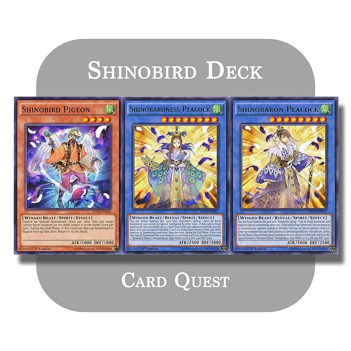 Yu-Gi-Oh! - Complete Shinobird Ritual Spirit Deck