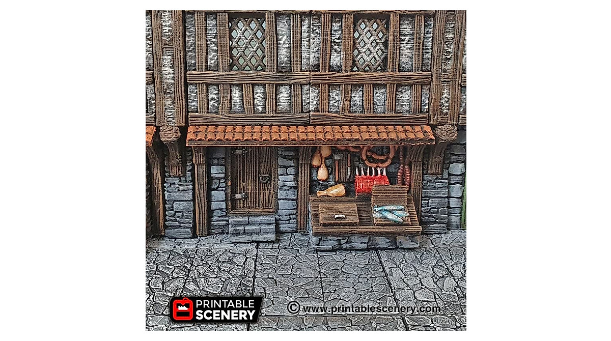 Town Shop Front DnD Terrain - Perfect for Miniatures