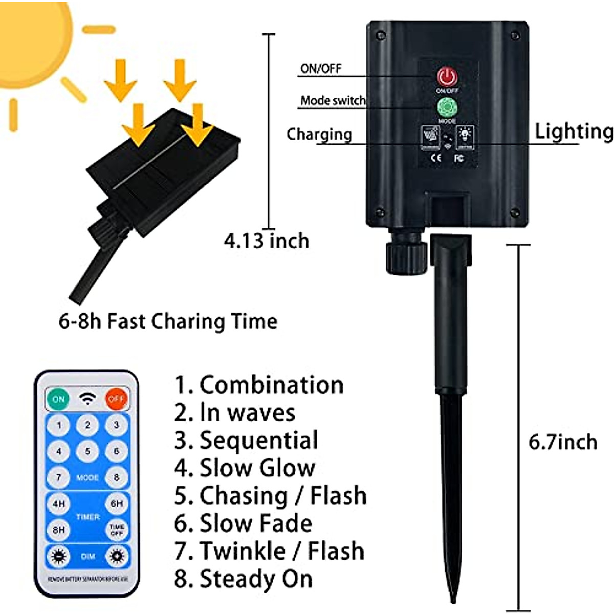Solar Curtain Lights Outdoor Star and Moon Light 138 LED Waterproof Fairy String Lights Solar Powered 8 Modes Hanging String Lights for Window Fence Tent Garden Patio Home Outdoor Decor (Warm)